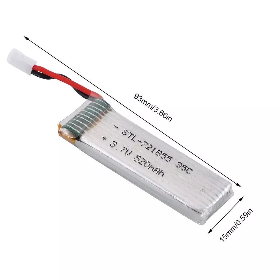 3.7v 520mAh 35C lipo battery – WEMOS STORE