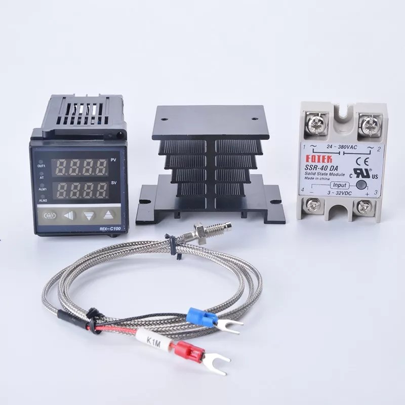 Digital PID Temperature Controller REX-C100 thermostat + 40DA SSR ...