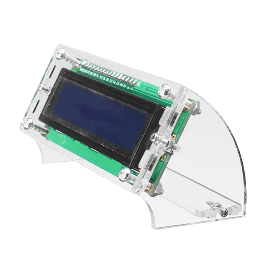 Transparent Acrylic Shell for LCD16002 LCD Screen with Screw – WEMOS STORE