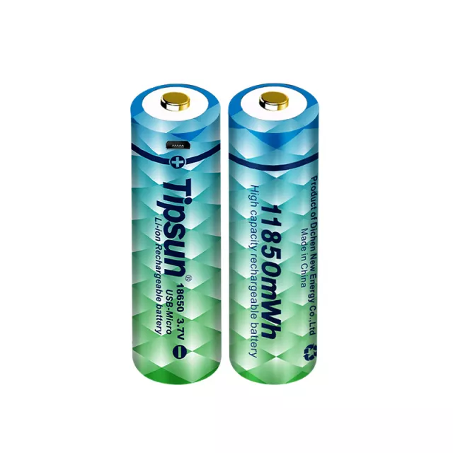 USB 18650 li-ion rechargeable Battery – 11850mWh – WEMOS STORE