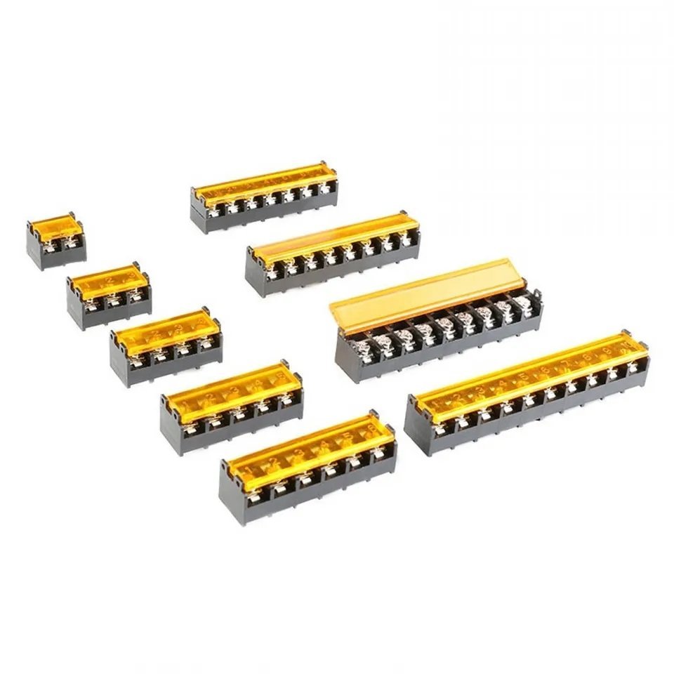 HB9500 9.5mm Pitch Barrier Terminal Connector with Flap Cover Lid 300V ...