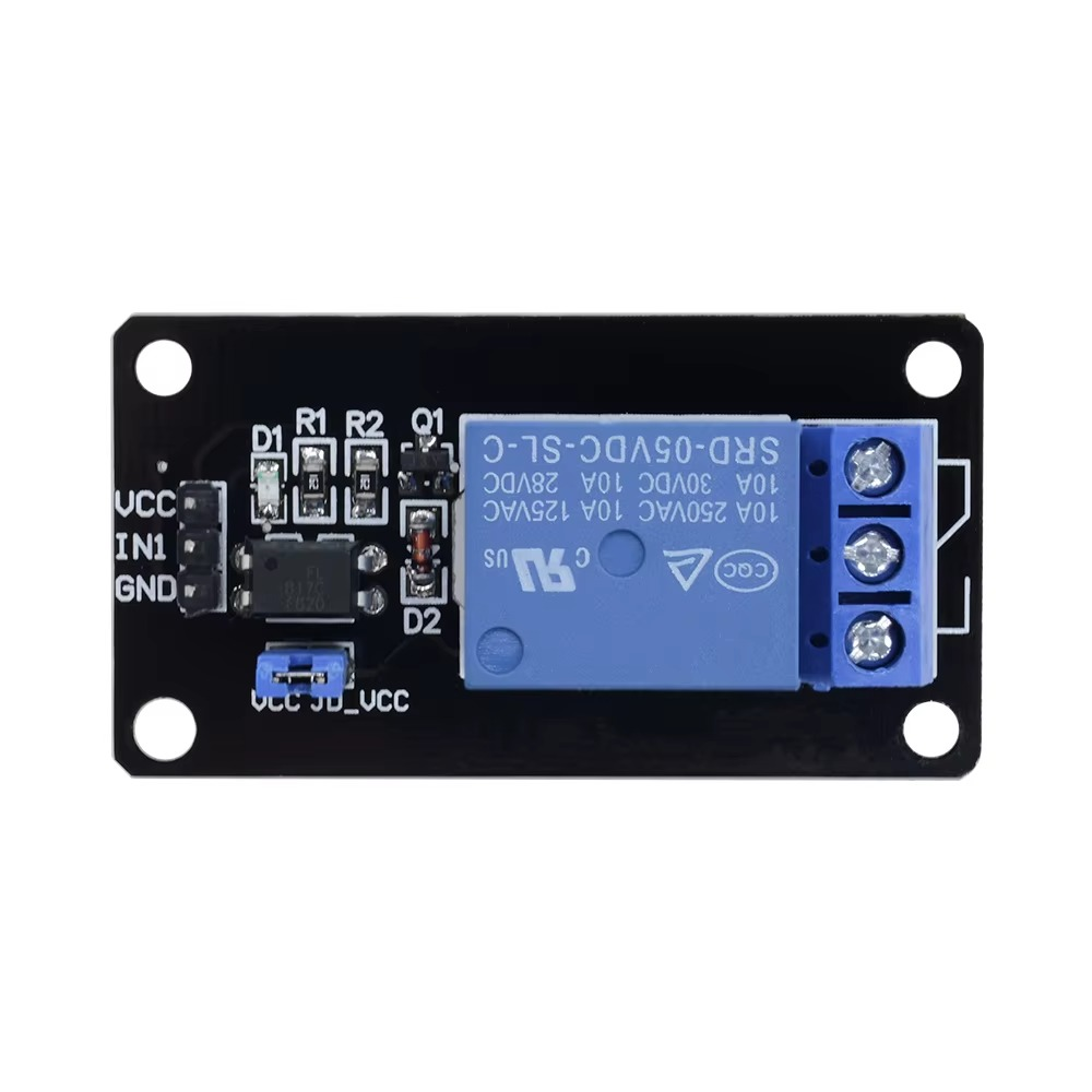 5V 1 Channel Relay Module 5V 10A with Optocoupler – WEMOS STORE
